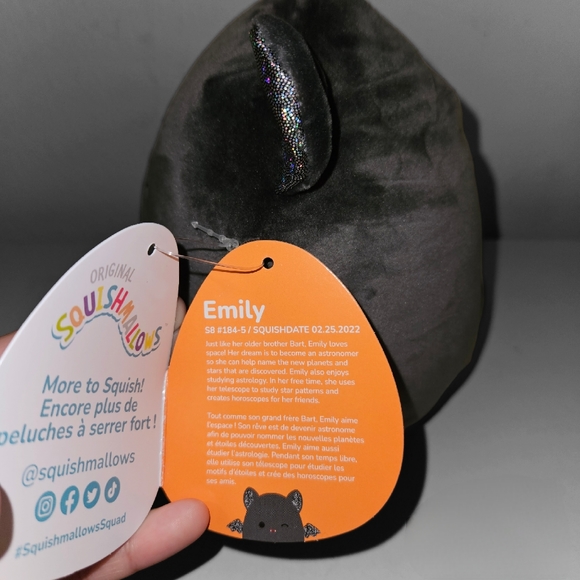 Squishmallows | Toys | Squishmallows Emily The Bat 8 Stuffed Plush ...